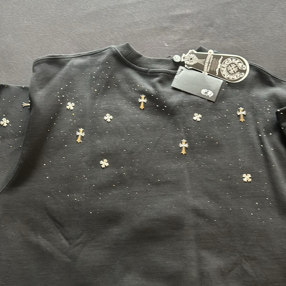 Chrome Hearts | Sweaters | Chrome Hearts Size Xl Black Sweater With ...